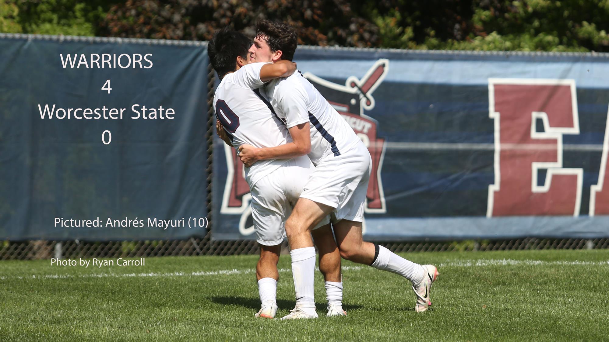 Men's Soccer: Mayuri Nets Two, Warriors Down Lancers at Nevers Field ...