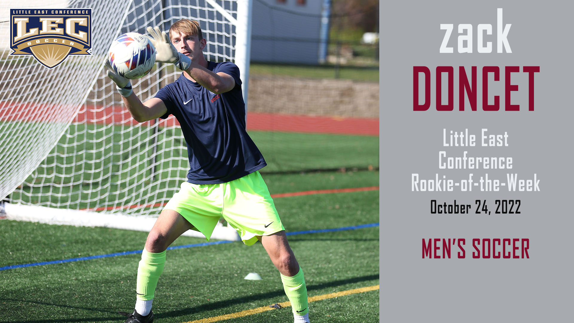 Zack Doncet - 2022 - Men's Soccer - Eastern Connecticut State University