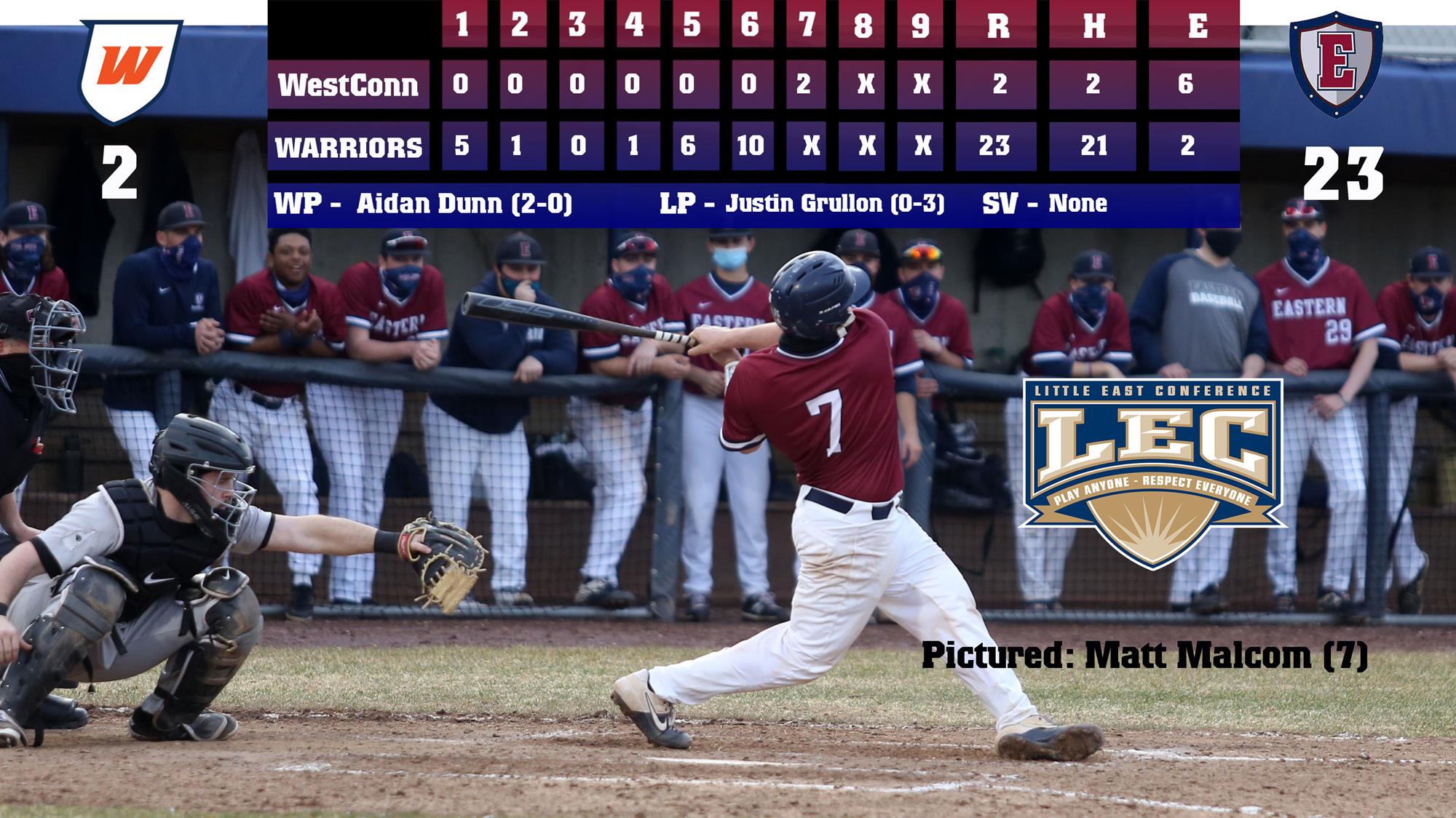 Matt Malcom - 2023 - Baseball - Eastern Connecticut State University