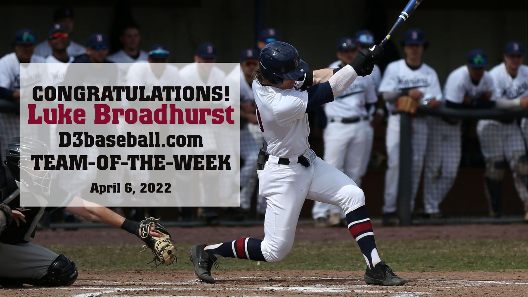 Luke Broadhurst - 2022 - Baseball - Eastern Connecticut State University