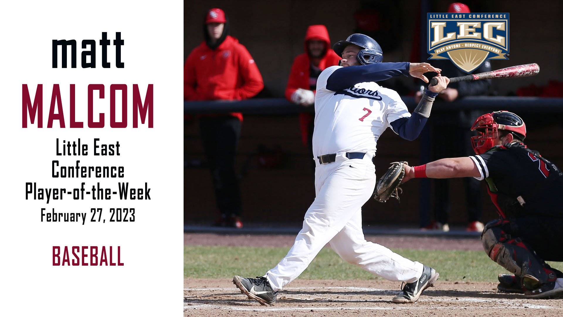 Matt Malcom - 2023 - Baseball - Eastern Connecticut State University