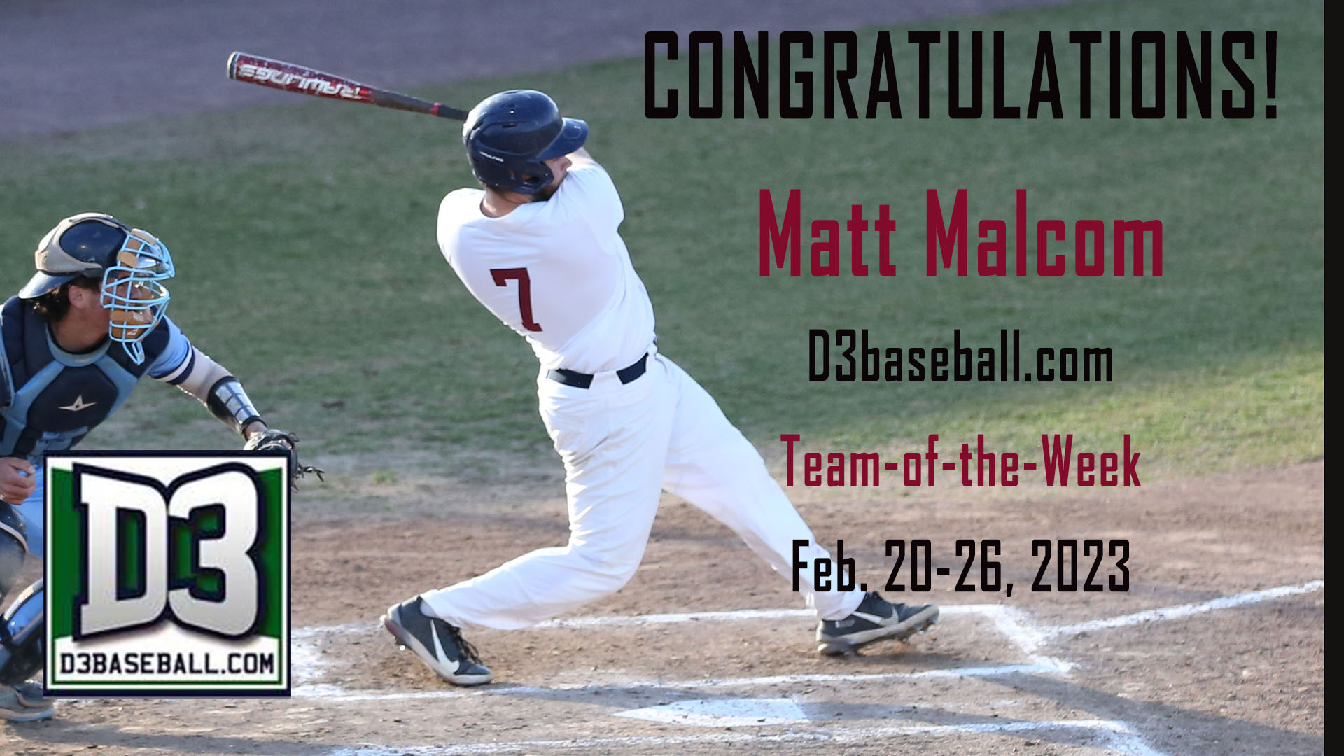 Matt Malcom - 2023 - Baseball - Eastern Connecticut State University