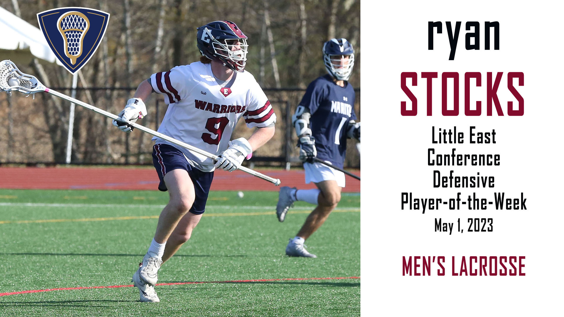 Ryan Stocks - 2023 - Men's Lacrosse - Eastern Connecticut State University