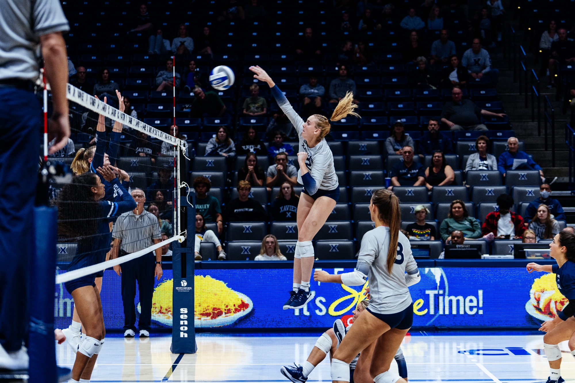 Musketeers Defeat Blue Demons in Four-Set Match - Xavier University ...