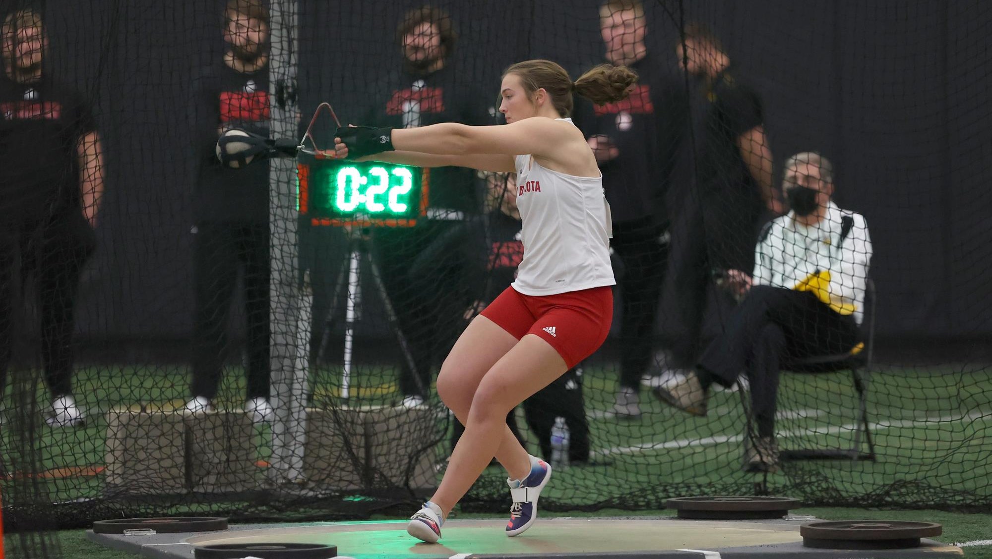 Knapp caps off Friday night with personal best throw - University of ...