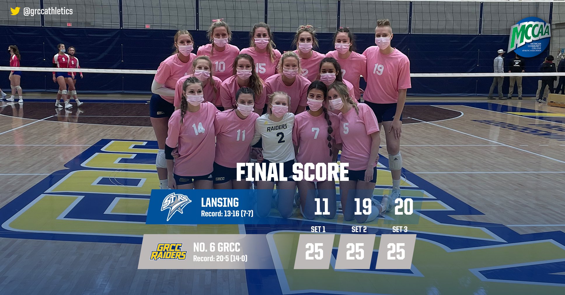 No. 6 Raiders Complete Perfect Conference Season after Sweeping the ...