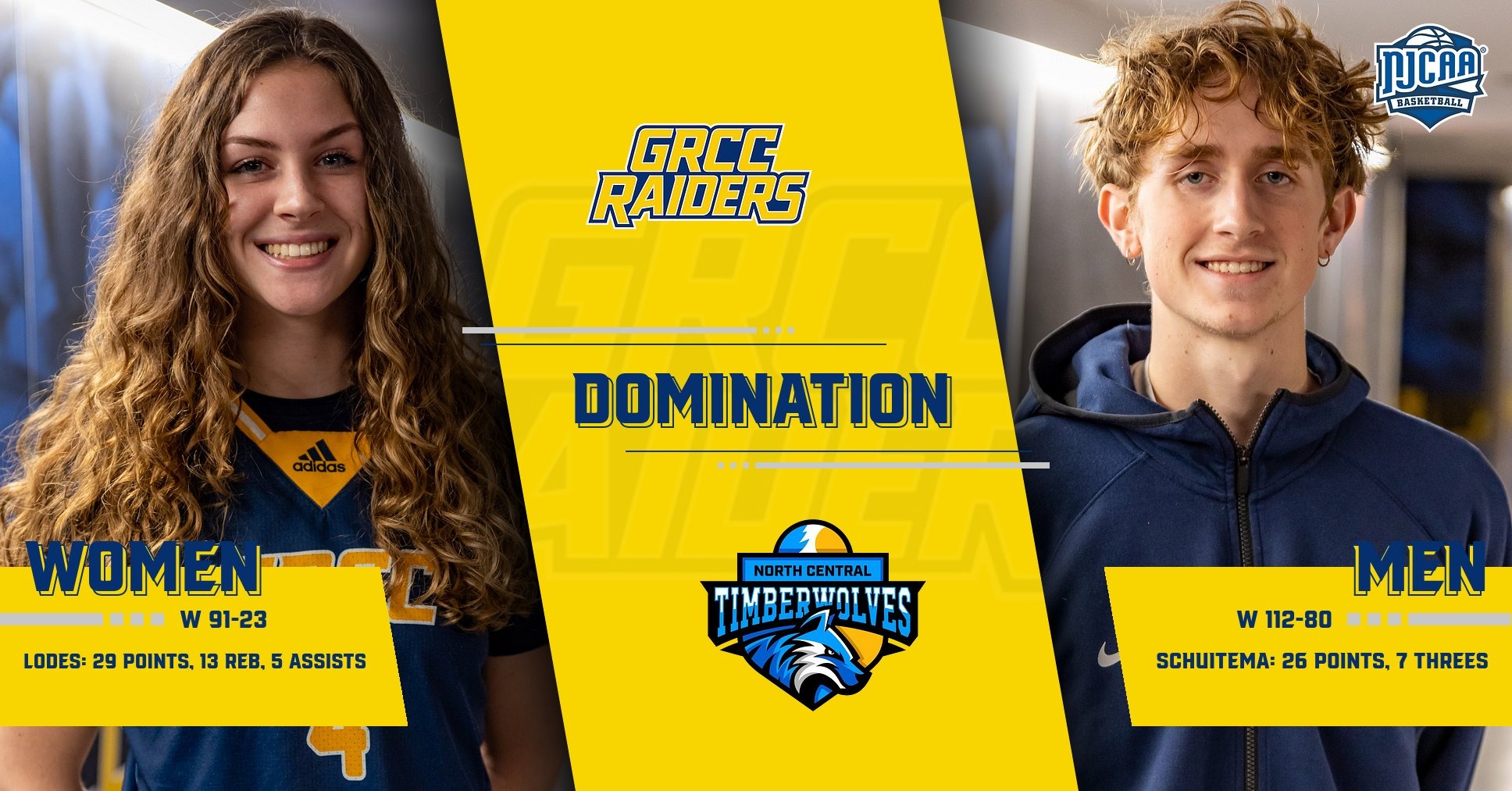 GRCC proved no match for North Central in their first ever meeting in ...