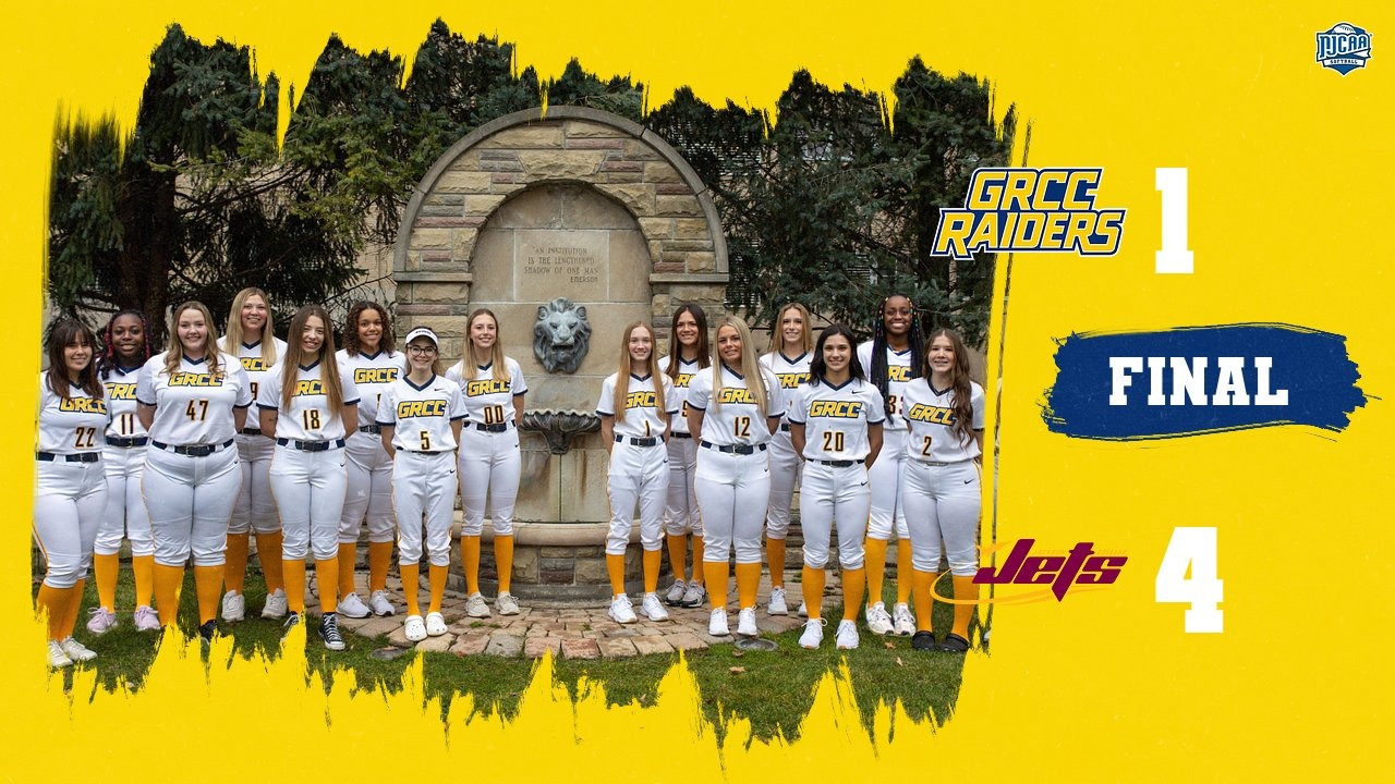 Raiders drop 4-1 decision to Jackson in second game at Regionals - GRCC ...