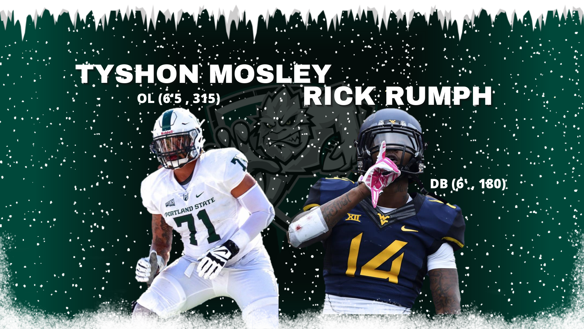 BLIZZARD SIGN TYSHSON MOSLEY (OL) AND RE-SIGN RICK RUMPH (DB) - Green ...