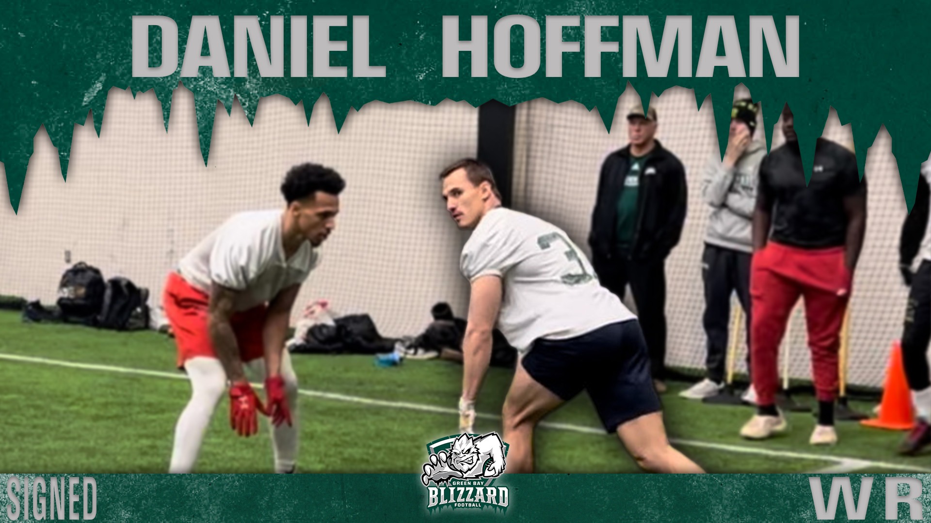 Blizzard Sign Wide Receiver Daniel Hoffman - Green Bay Blizzard