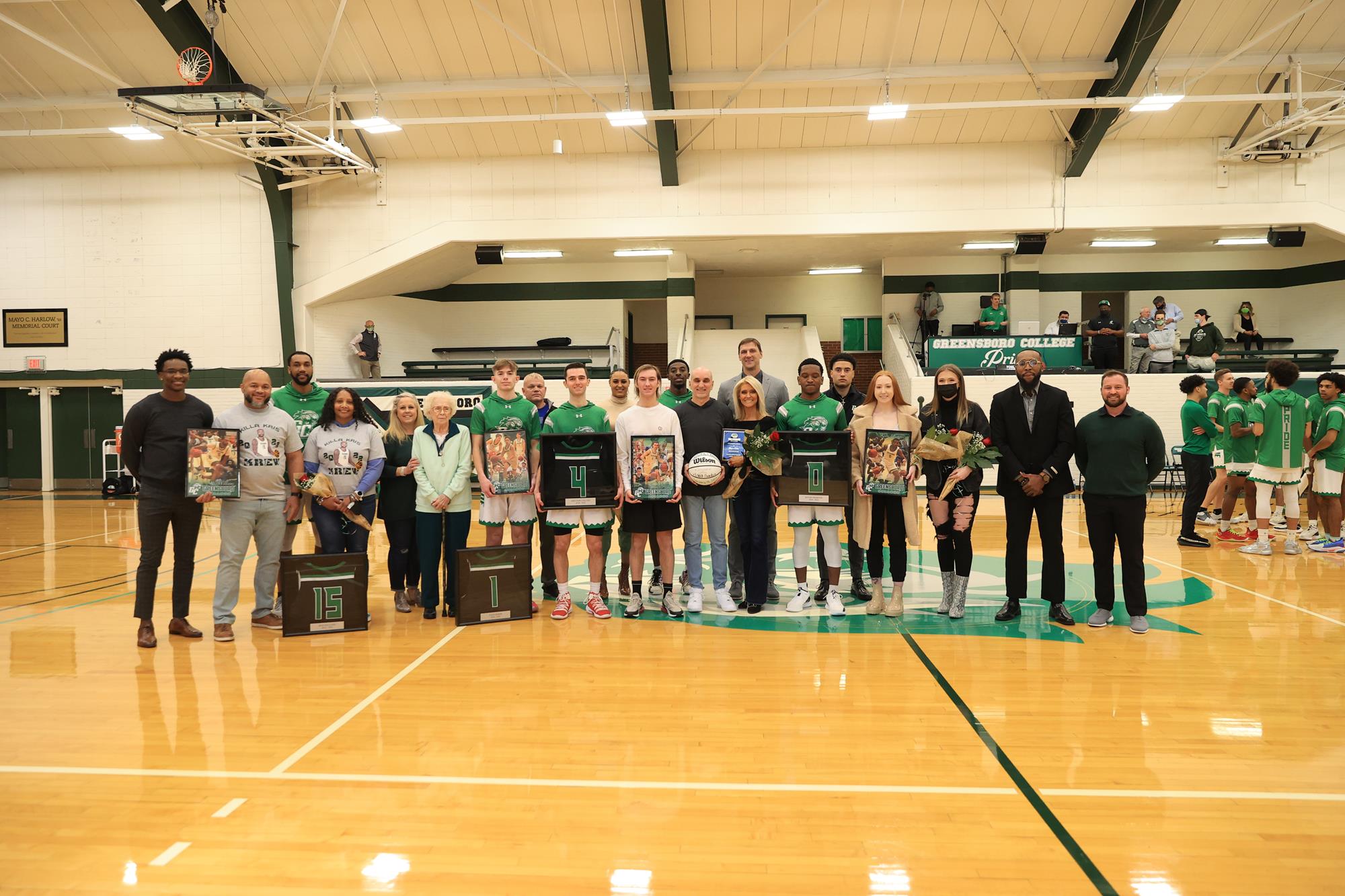Basketball Honors Seniors - Greensboro College Athletics