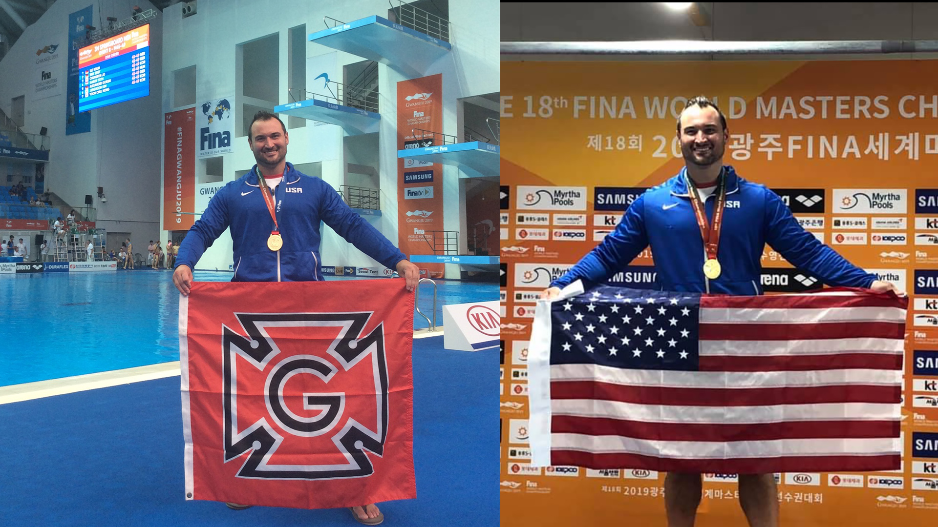 GC Hall of Famer Blevins captures gold at World Masters Diving ...