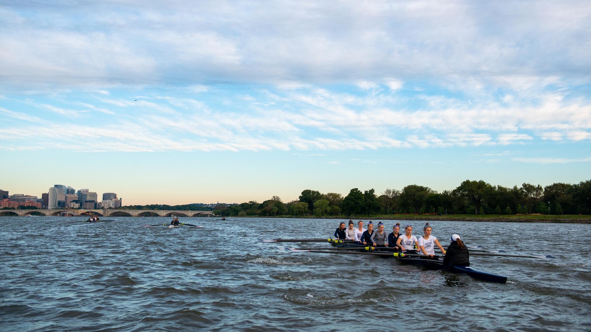 Women’s Rowing Sends Three Boats to Head of the Charles - Georgetown ...