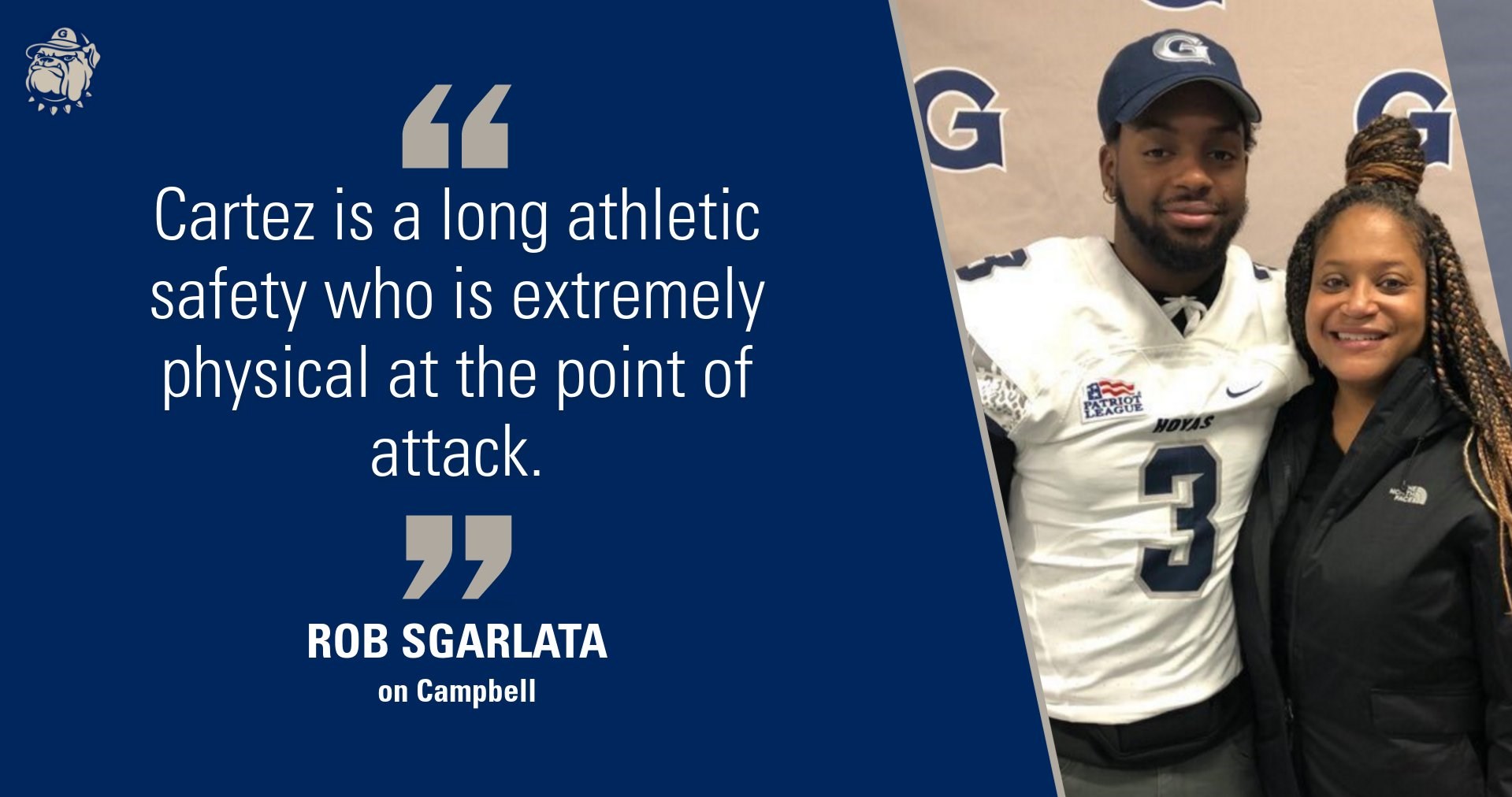Cartez Campbell - Football - Georgetown University Athletics