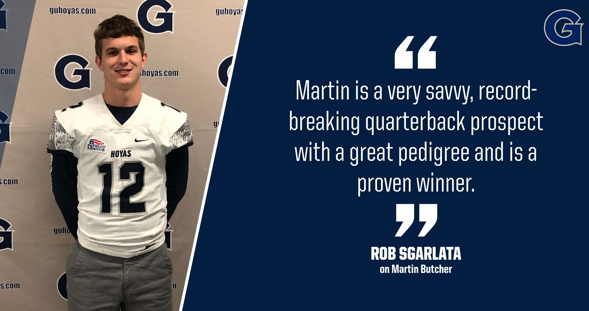 Martin Butcher - Football - Georgetown University Athletics