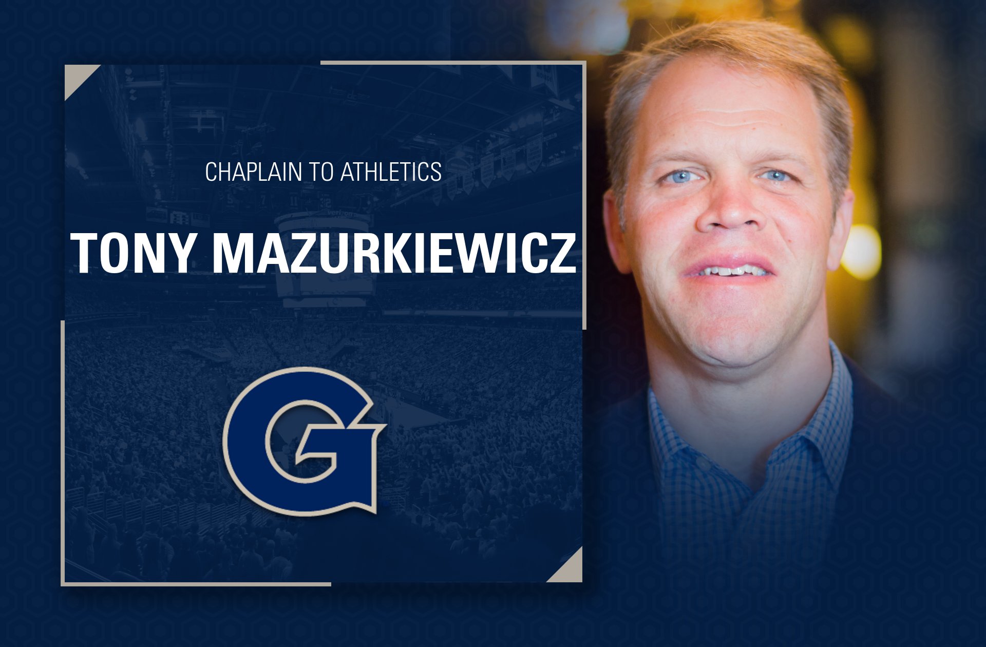 Tony Mazurkiewicz Named Chaplain for Athletics - Georgetown University ...