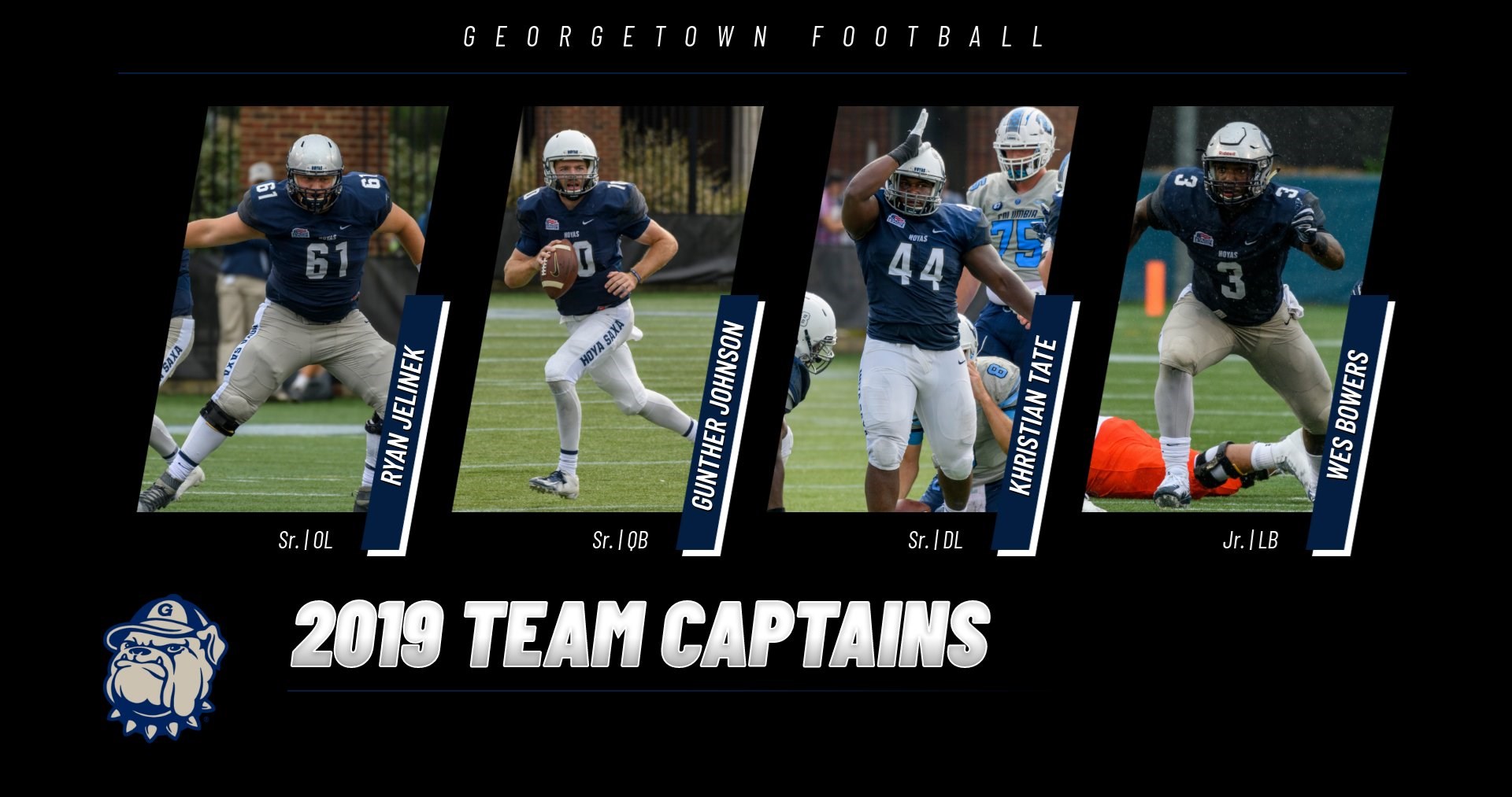 Hoyas Select 2019 Captains - Georgetown University Athletics