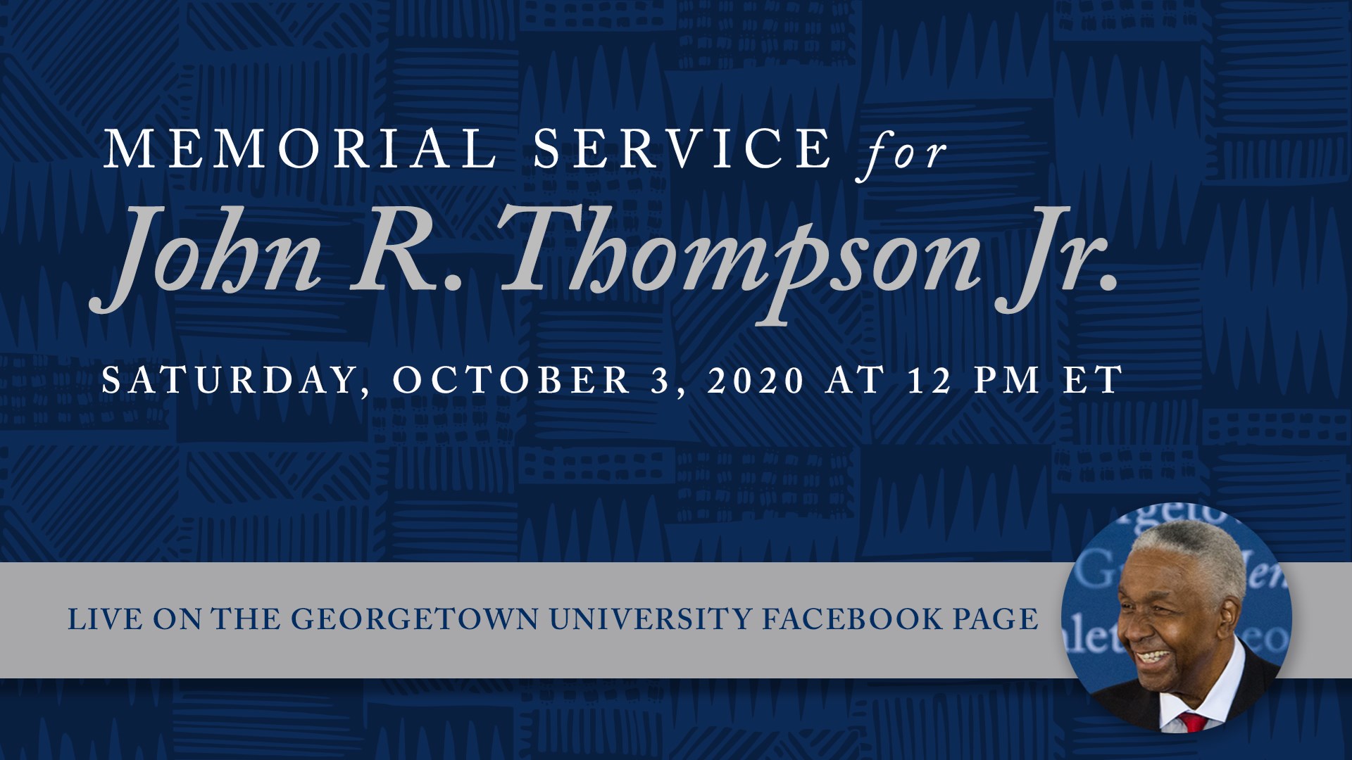Georgetown to Host Virtual Memorial for Hall of Fame Coach John ...