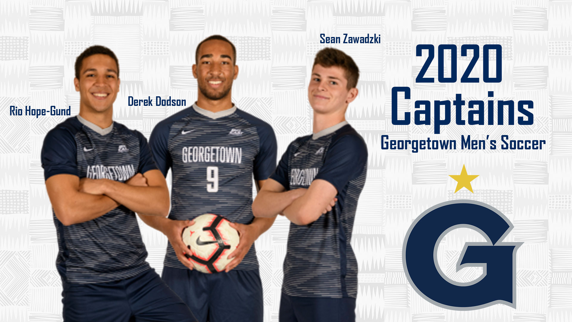 Men’s Soccer Names 2020 Captains - Georgetown University Athletics