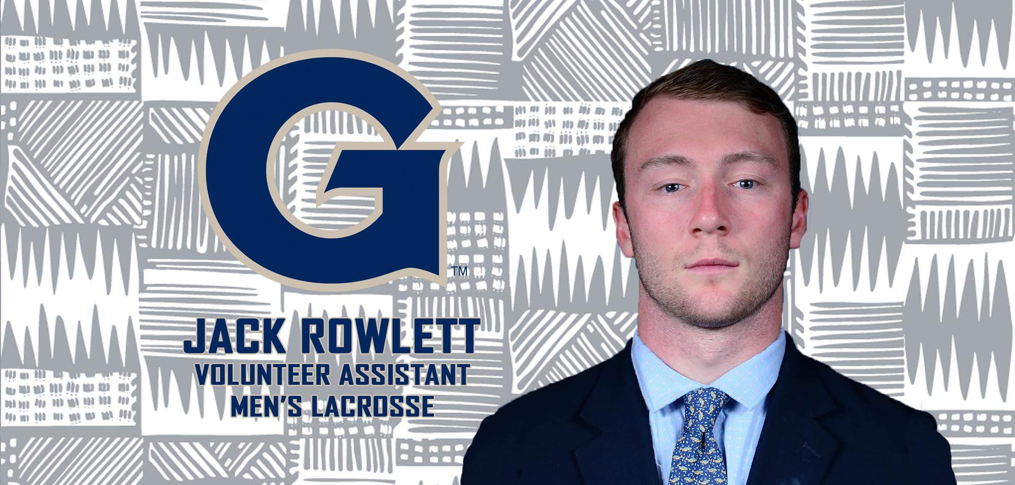 Men’s Lacrosse Adds Jack Rowlett as Volunteer Assistant - Georgetown ...