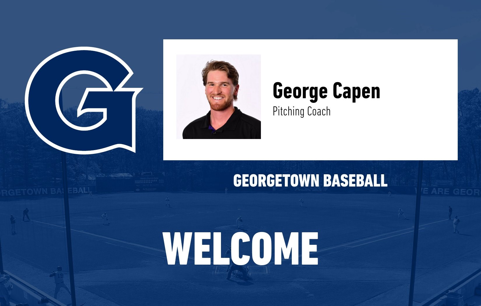 George Capen Selected as New Pitching Coach - Georgetown University ...