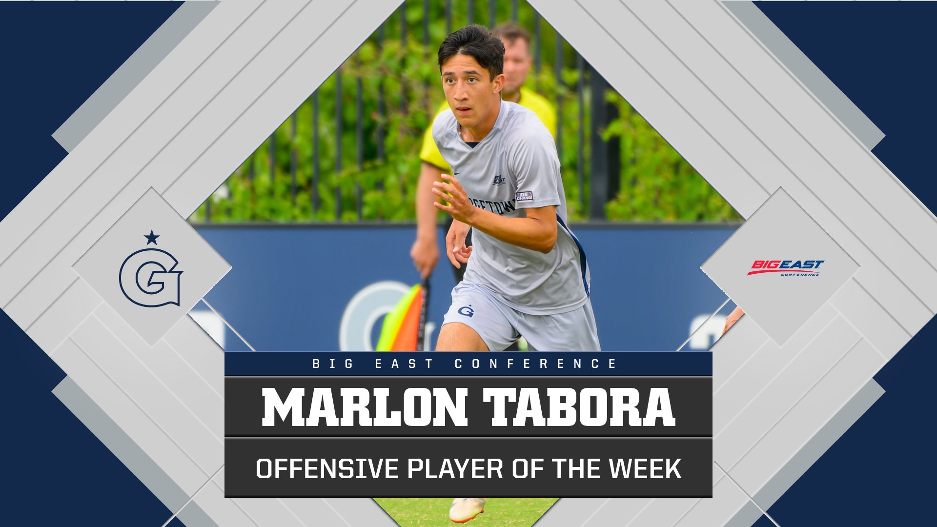 Tabora Named BIG EAST Offensive Player of the Week - Georgetown University Athletics