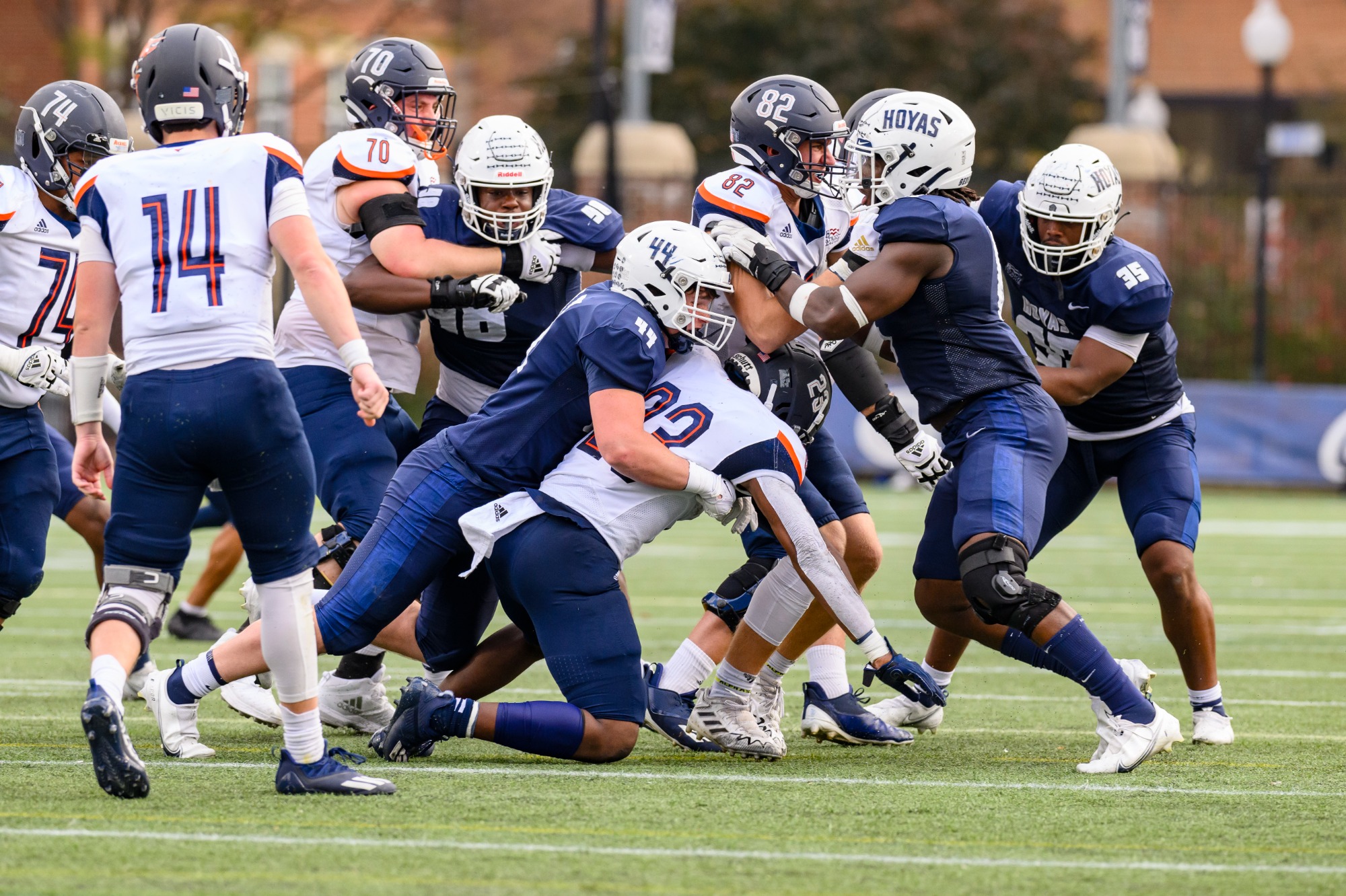 Football Stunned in Overtime Against Bucknell - Georgetown University ...