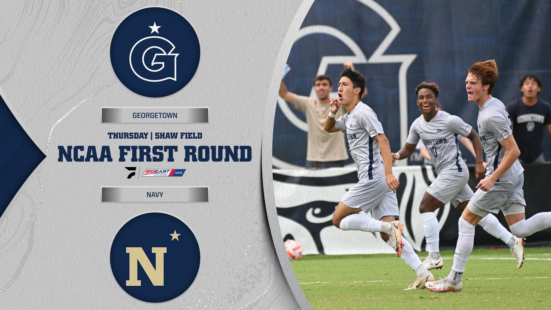 Men’s Soccer to Host Navy in NCAA Championship First Round - Georgetown ...