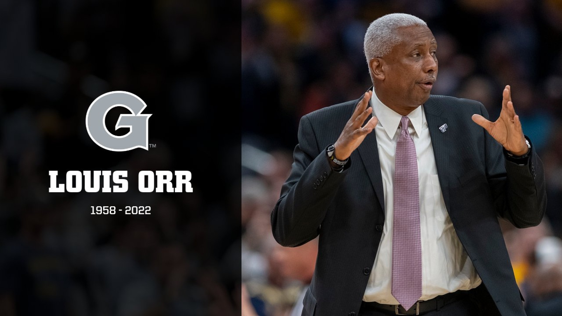 A Statement from the Family of Louis Orr - Georgetown University Athletics