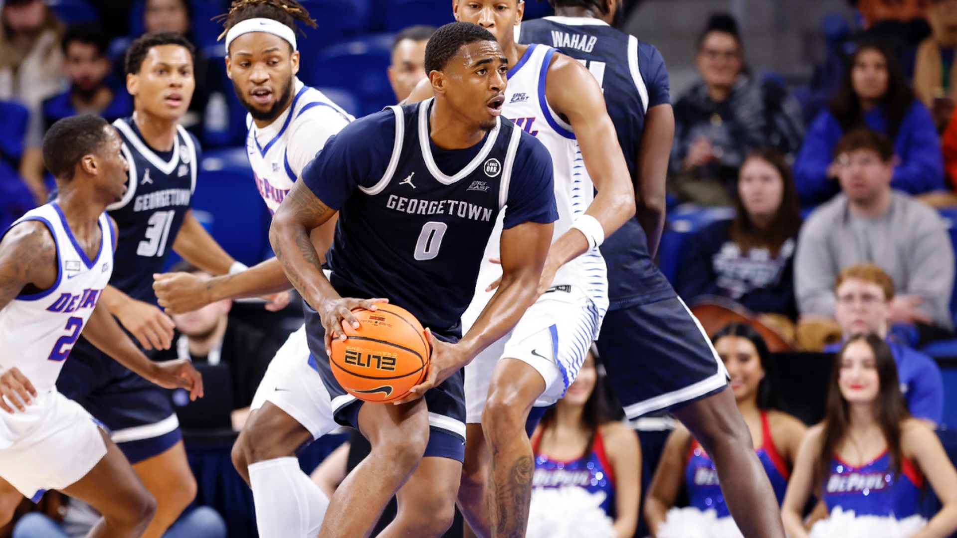 Despite Career Nights from Murray, Spears and Wahab, Georgetown Falls ...