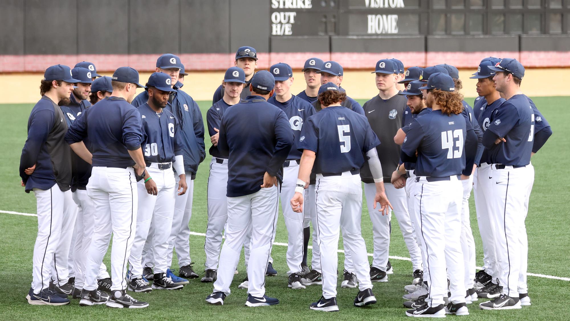 Baseball Falls 6-4 to Rider in Season Opener - Georgetown University ...