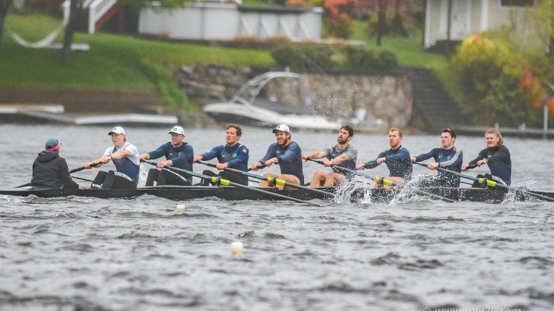 Men’s Rowing Continues Spring Season - Georgetown University Athletics