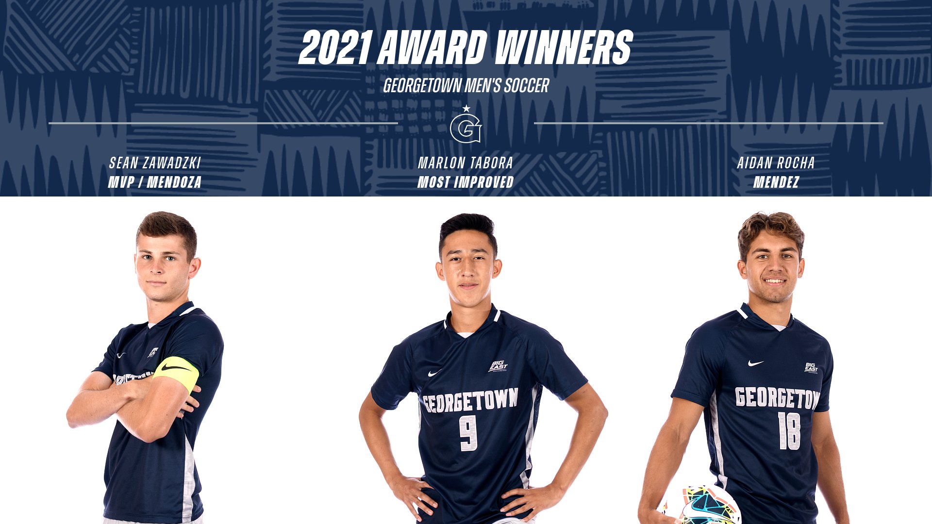 Men’s Soccer Announces Season Award Winners - Georgetown University ...