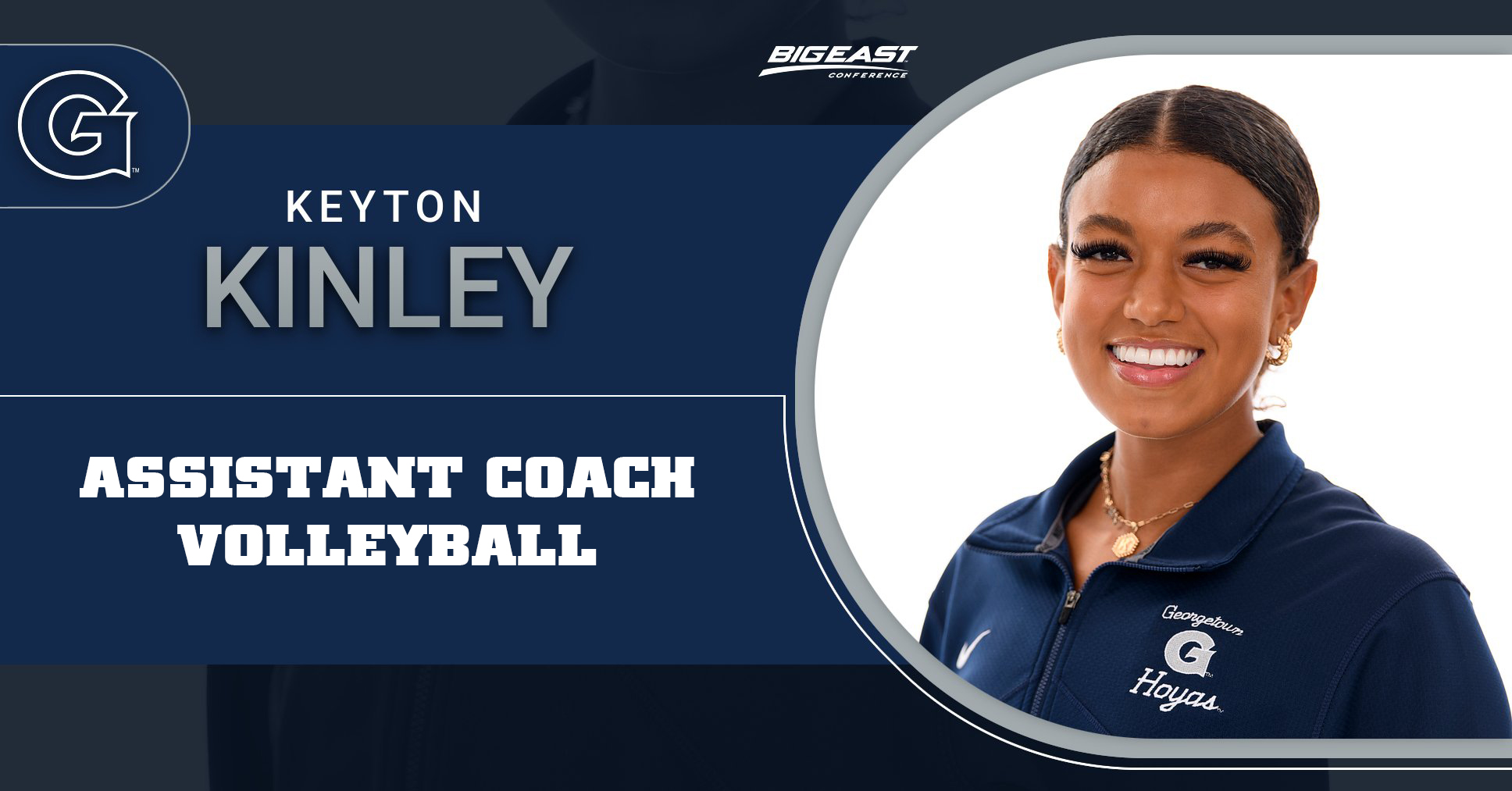 Keyton Kinley Joins Volleyball Staff - Georgetown University Athletics