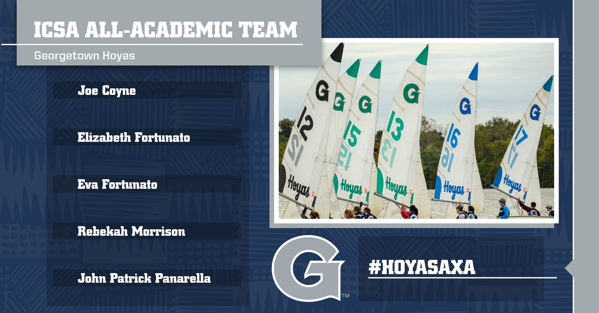 Five Hoyas Named to the ICSA All-Academic Team - Georgetown University Athletics