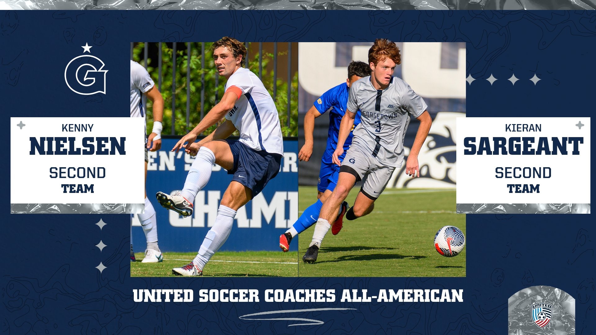 Nielsen and Sargeant Named Second Team All-American - Georgetown ...