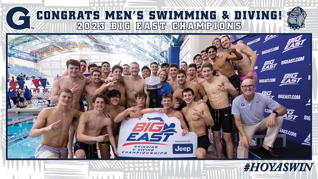 BIG EAST CHAMPS: Men’s Swimming & Diving Captures Second-Straight Title ...