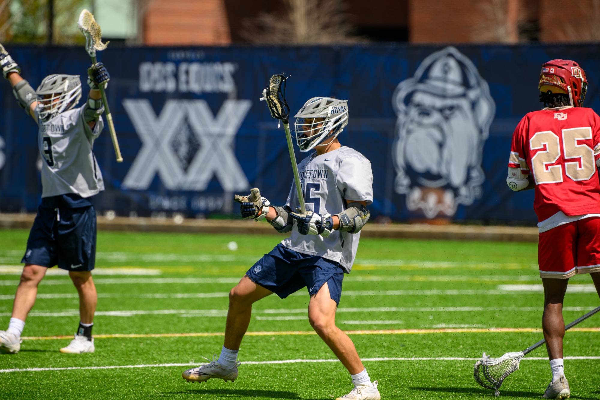 Hoyas Drop Season Opener 18-10 at Loyola - Georgetown University Athletics