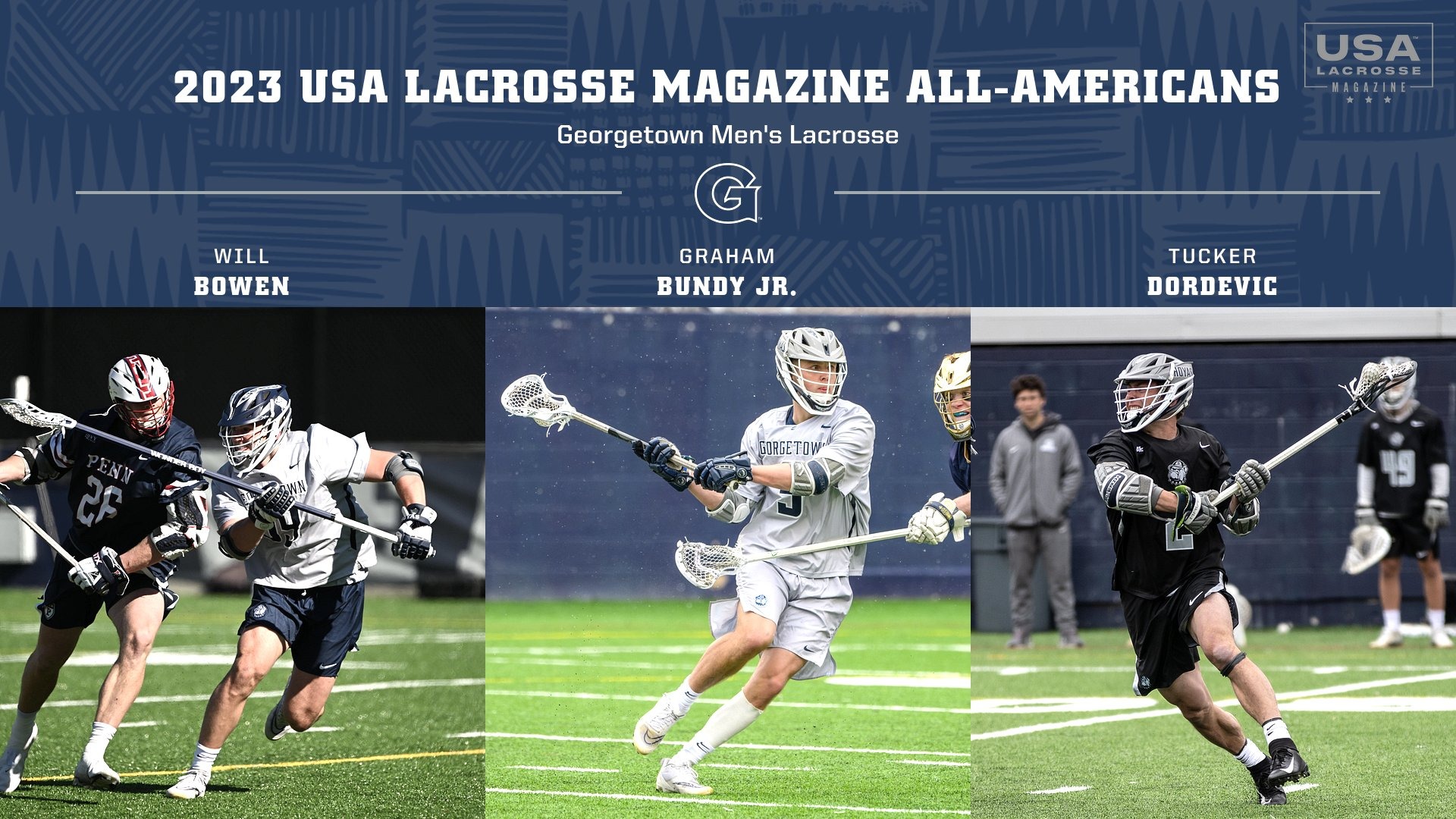 Three Hoyas Named USA Lacrosse Magazine All-Americans - Georgetown ...