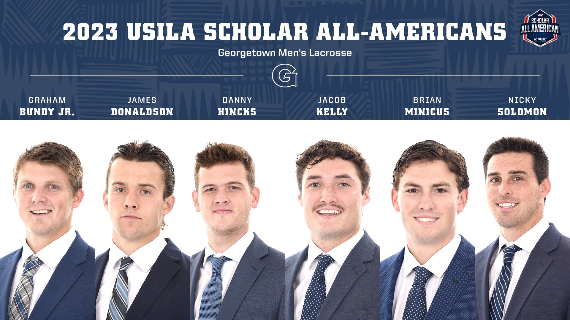 Six Hoyas Named USILA Scholar All-Americans - Georgetown University ...