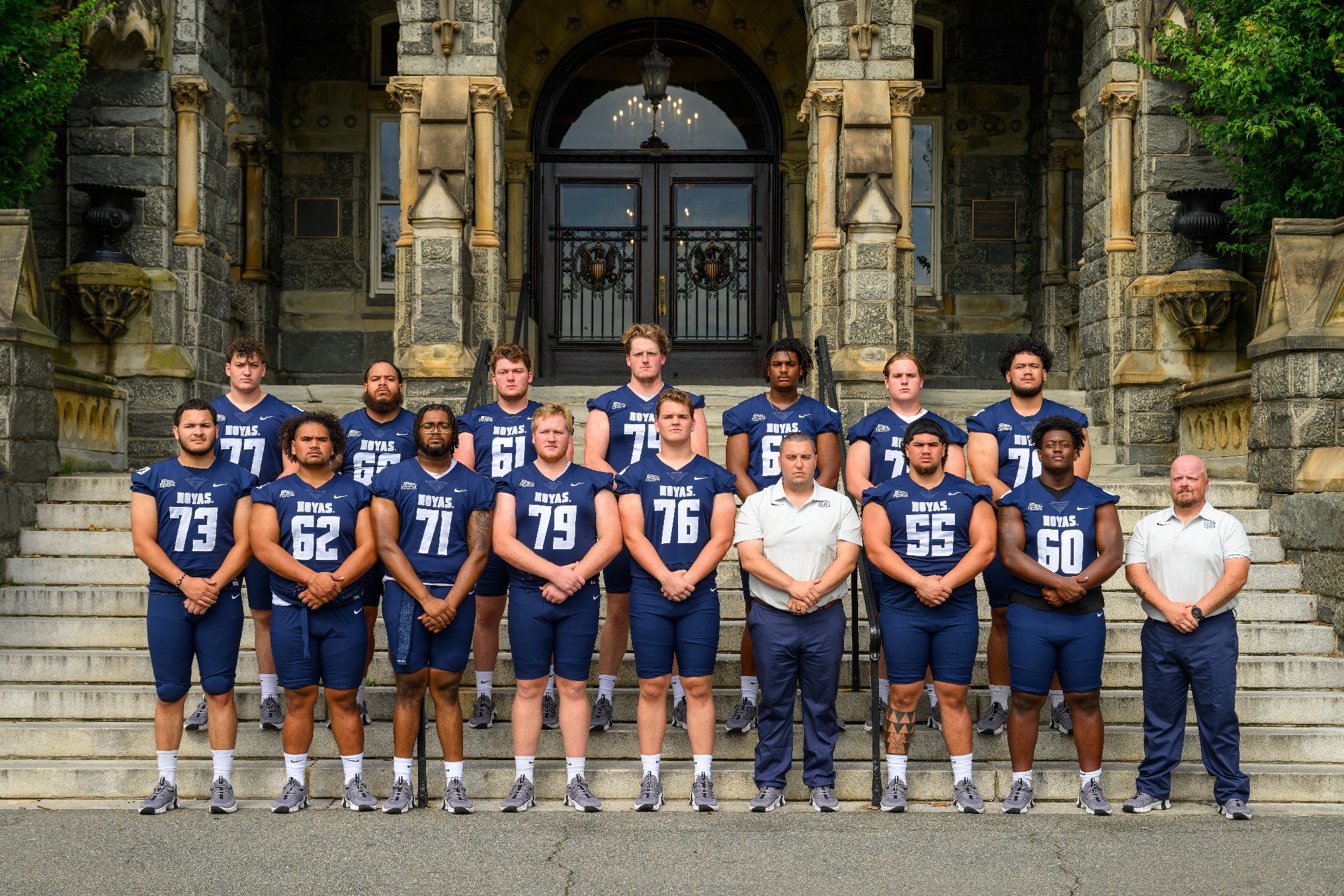 2023 Positional Preview: Offensive Line - Georgetown University Athletics