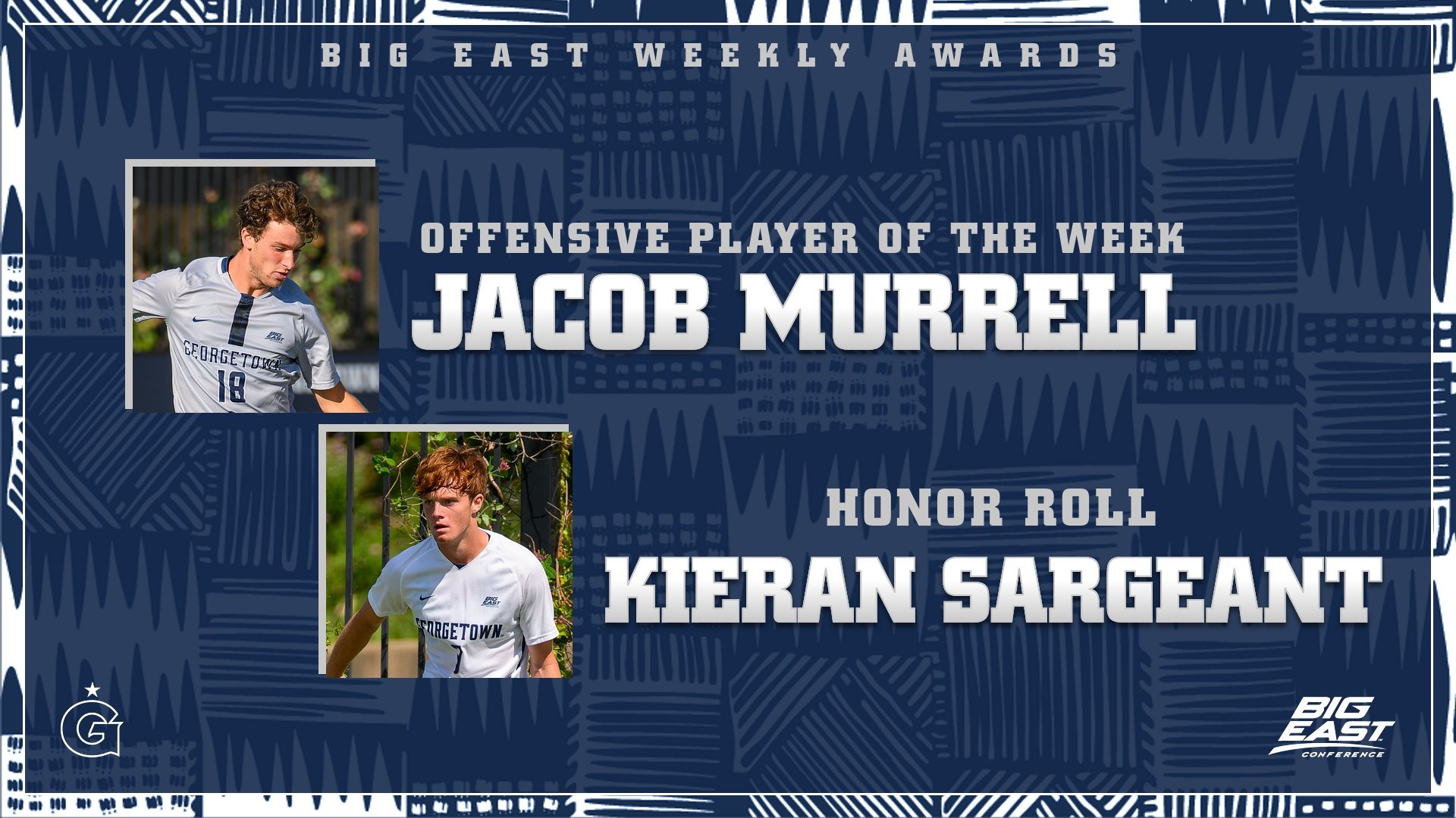 Murrell Named BIG EAST Offensive Player of the Week - Georgetown ...
