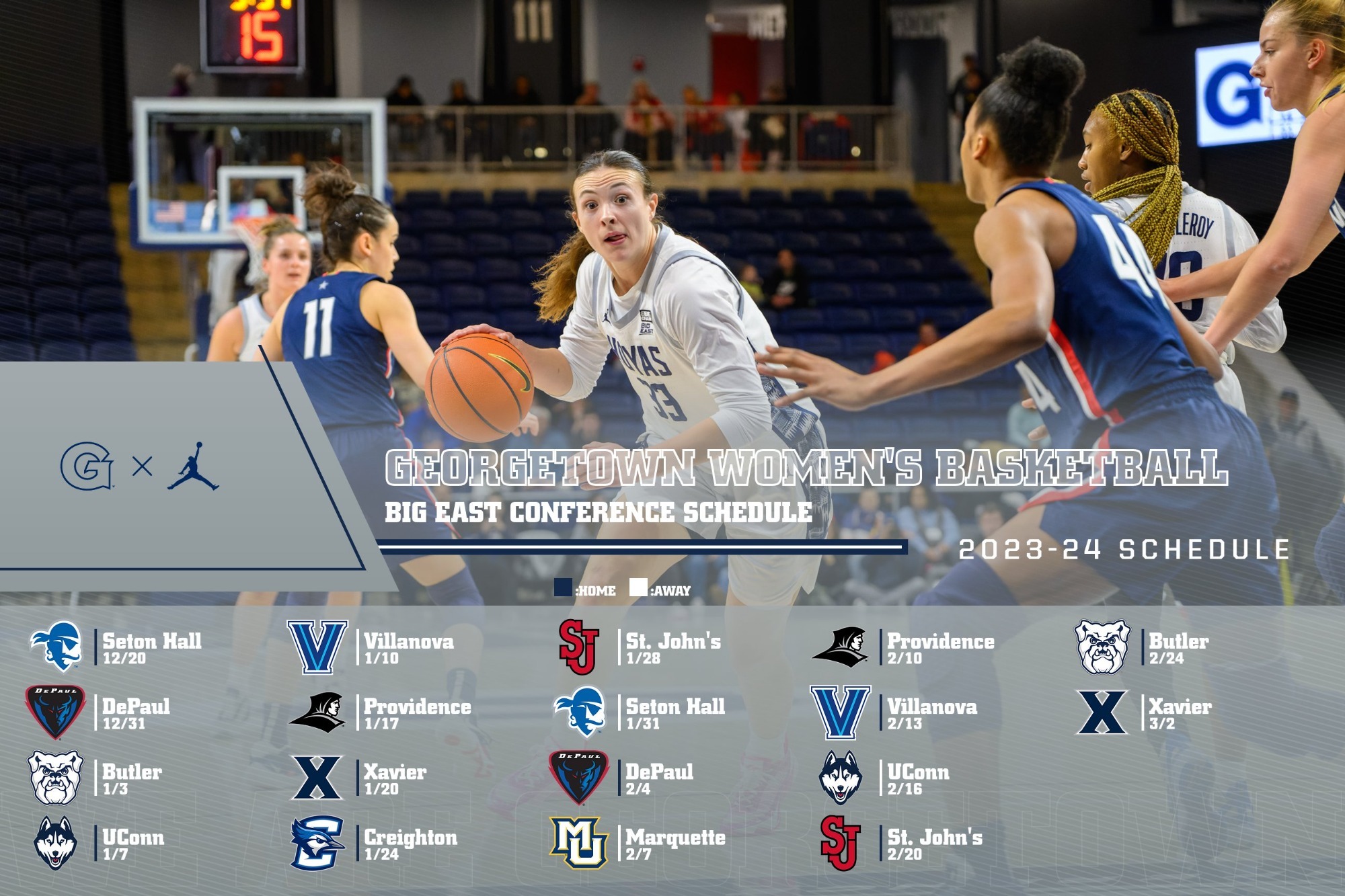 Women’s Basketball Releases BIG EAST Schedule Presented by MedStar ...
