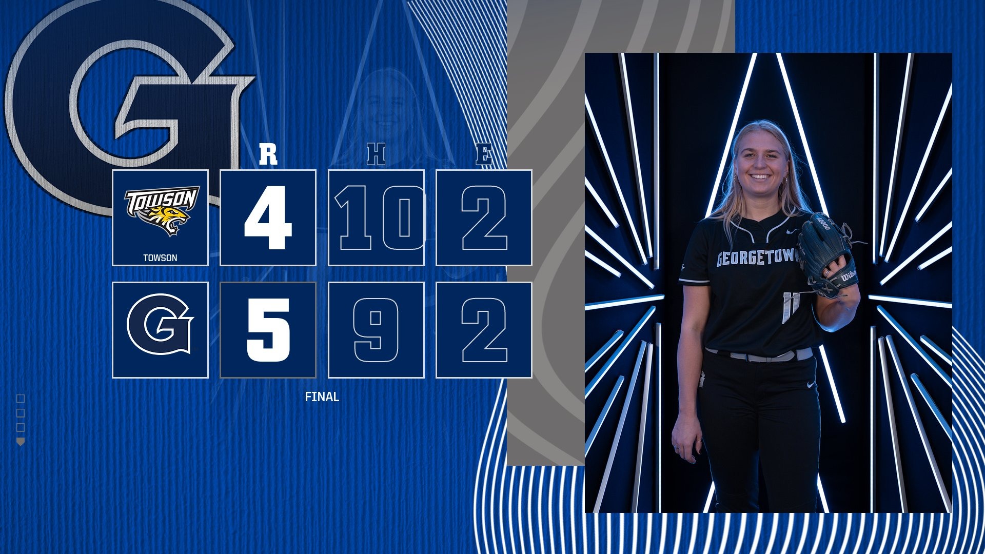 Hoyas Complete Furman Invitational Sweep with 5-4 Win Over Towson ...