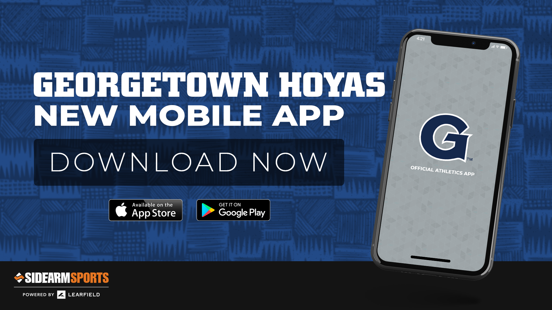 Georgetown Unveils New and Improved App - Georgetown University Athletics