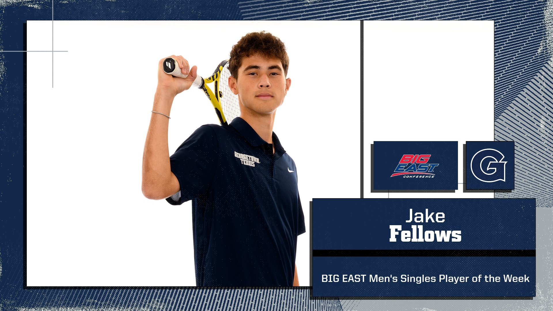 Jake Fellows Named BIG EAST Men’s Singles Player of the Week ...