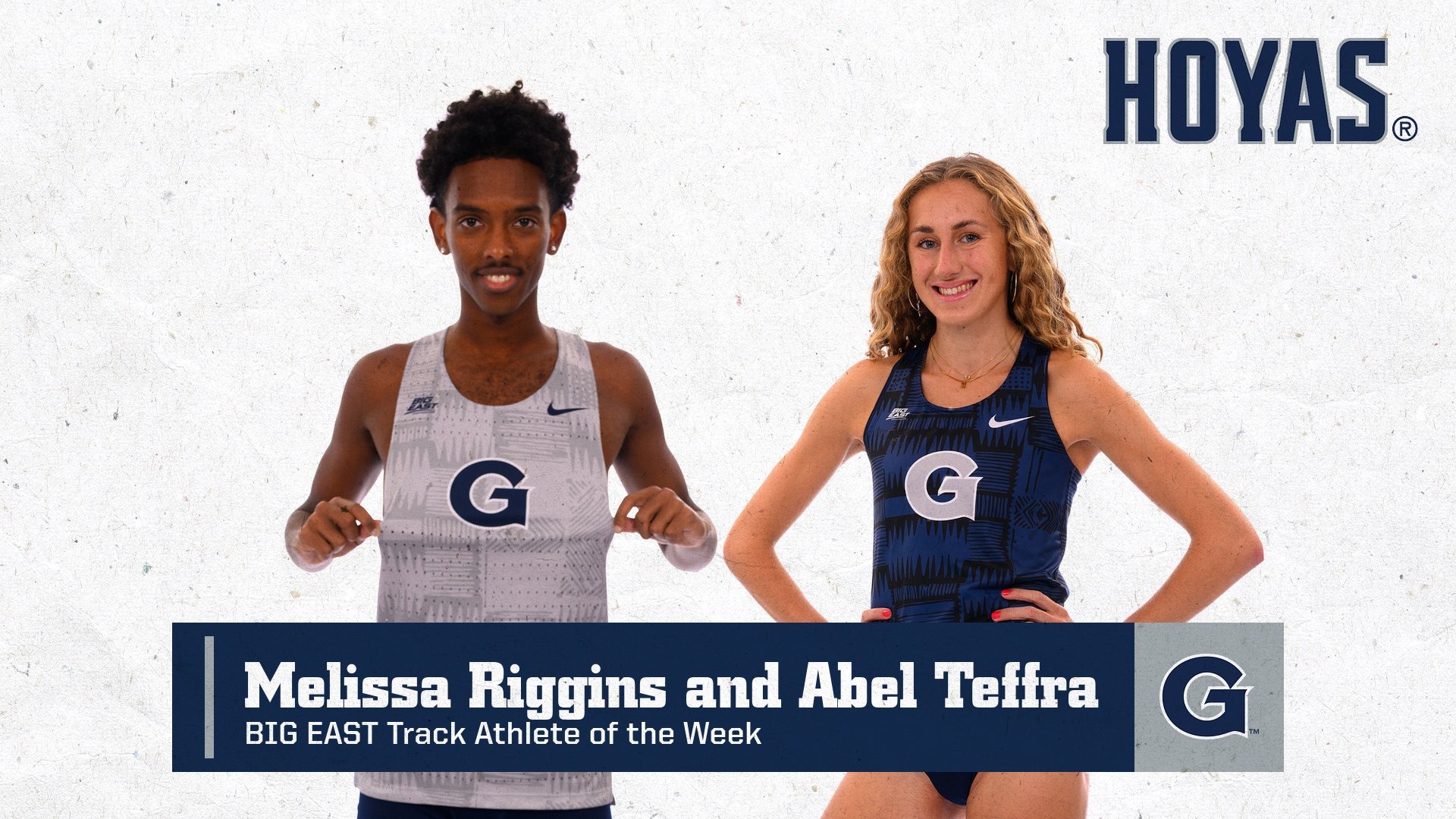 Riggins, Teffra earn BIG EAST Track Athlete of the Week Honors ...