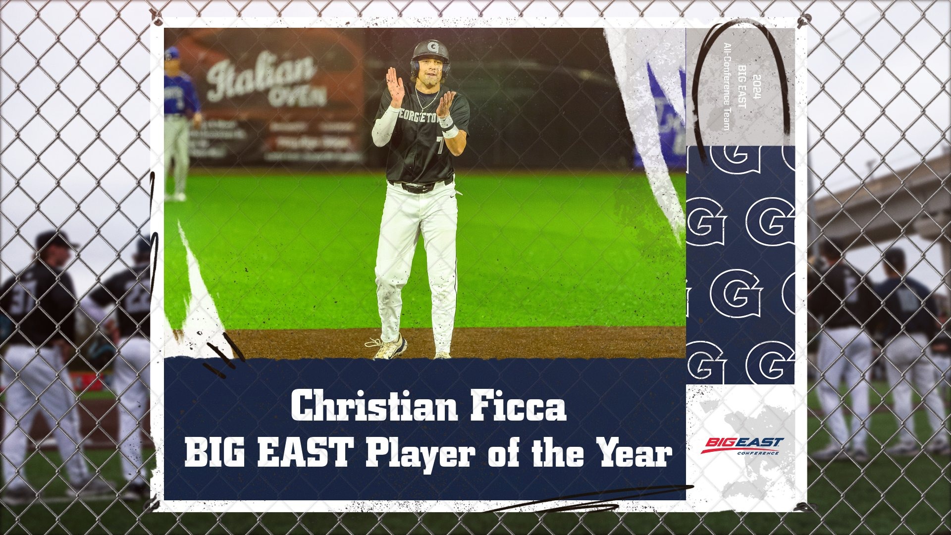 Christian Ficca Named BIG EAST Player of the Year, Five Other Hoyas ...