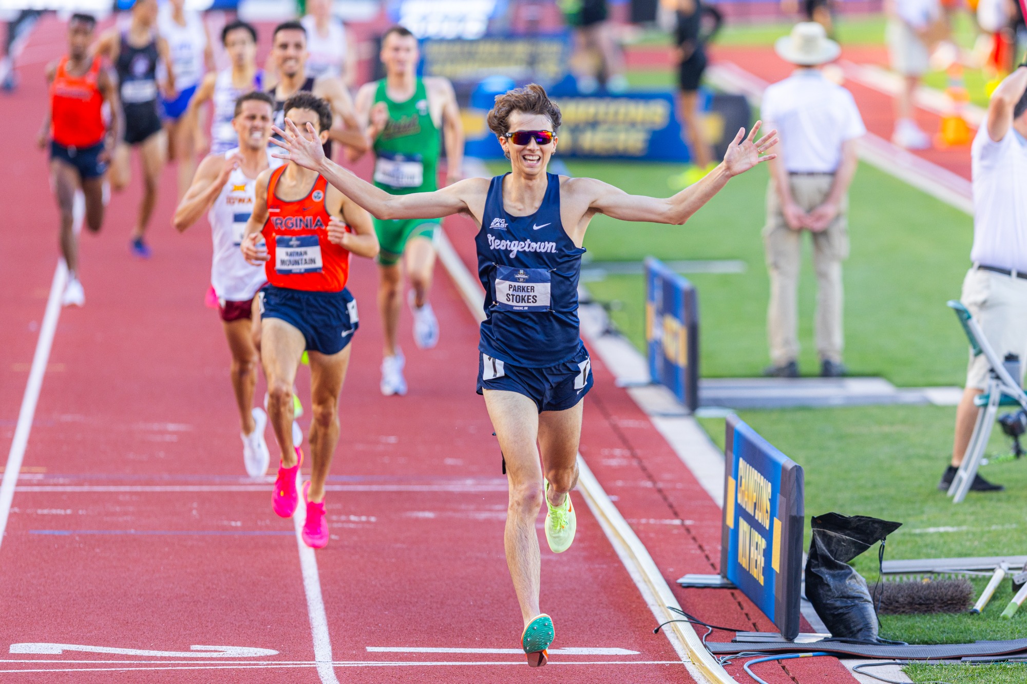 HOYA SAXA! Parker Stokes Wins Steeplechase at NCAA Outdoor T&F ...