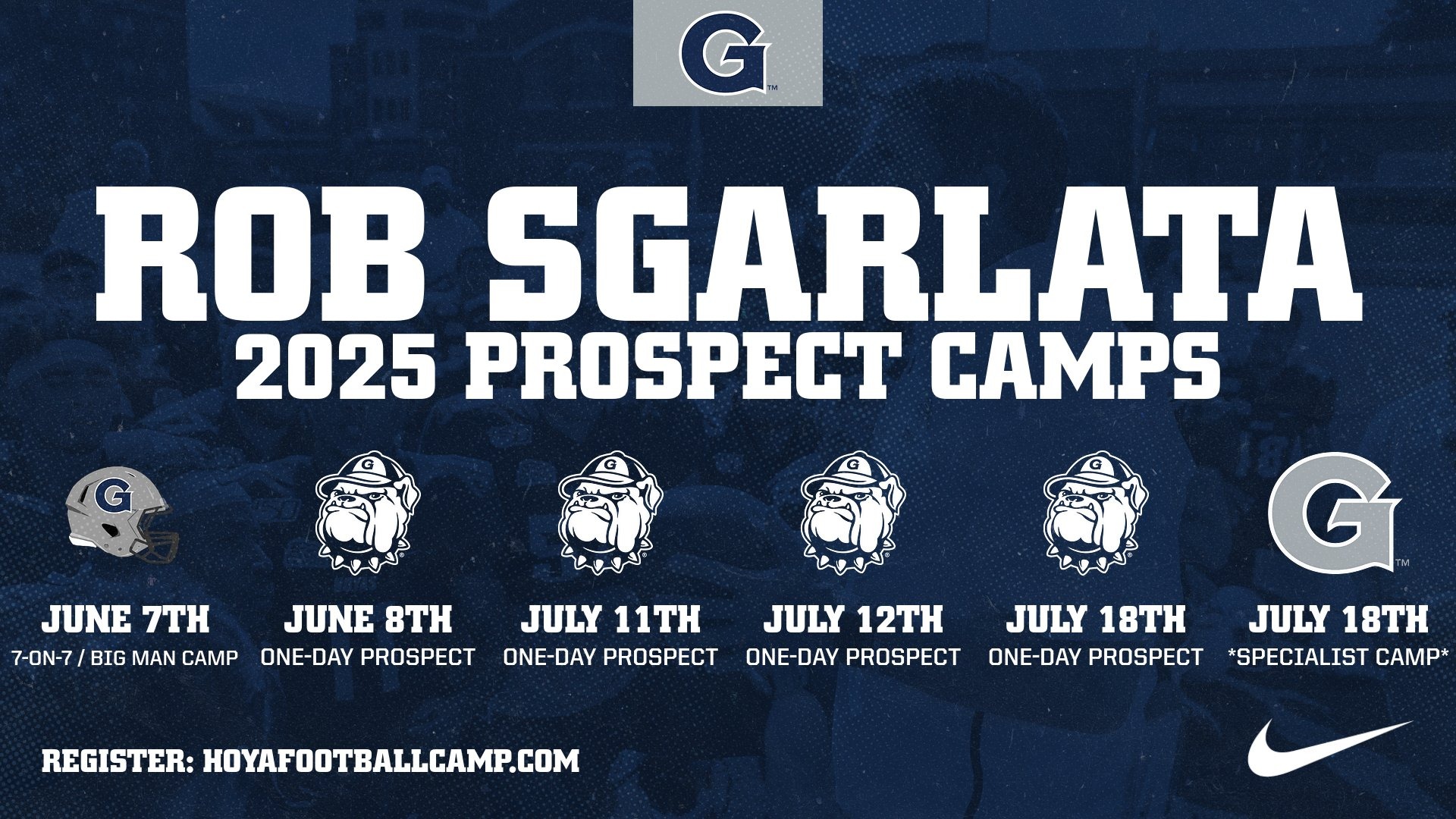 Georgetown Football Releases 2024 Prospect Camp Dates - Georgetown ...